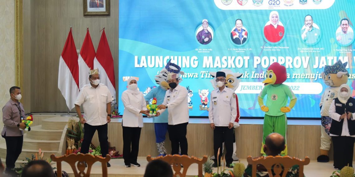 Lima Maskot Porprov Jatim 2022 Resmi Diluncurkan