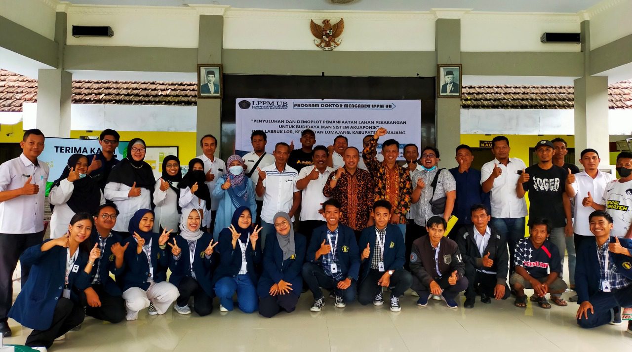 Doktor Mengabdi LPPM UB Kembangkan Akuaponik Budidaya Lele di Desa ...