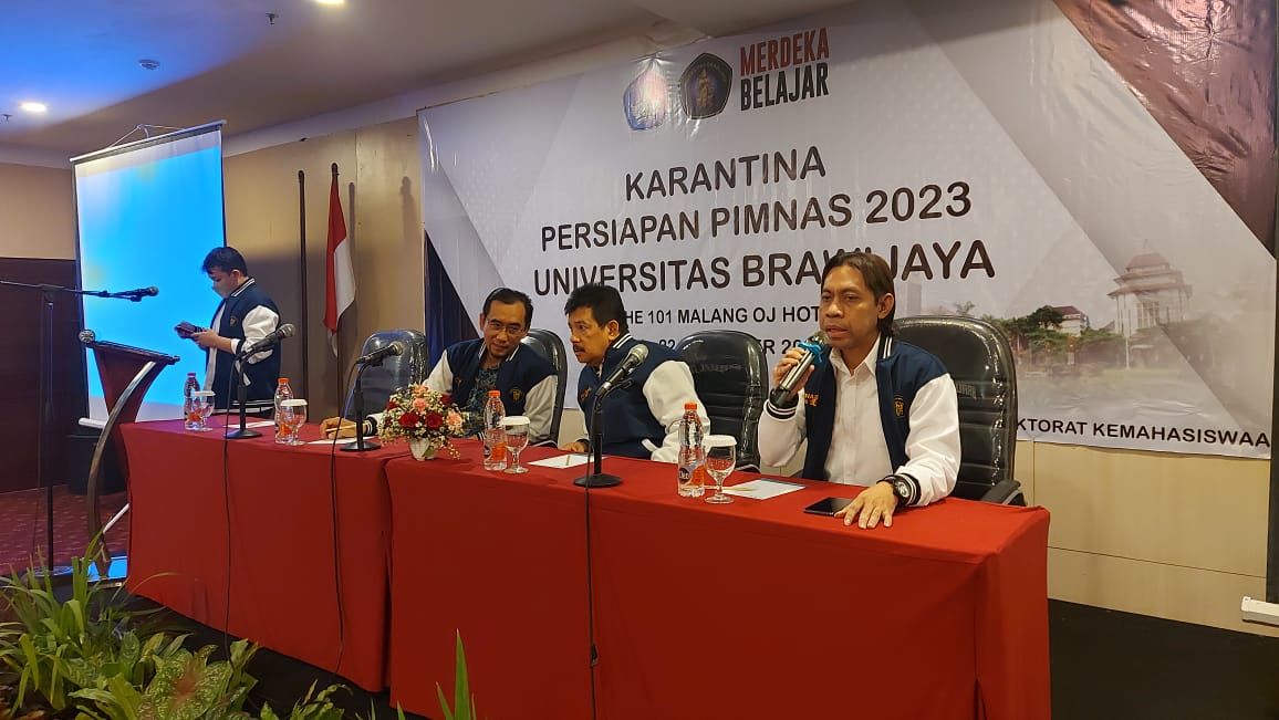 Rektor UB Berangkatkan Tim Pimnas UB 2023 - Kanal24